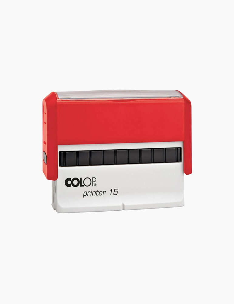 Ștampilă Colop Printer 15 - dreptunghiulară, personalizabilă online | Imprinto